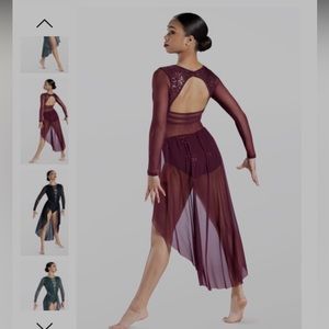 Weissman | Dresses | Weissman Elite Costume Sequin Plunge Back ...